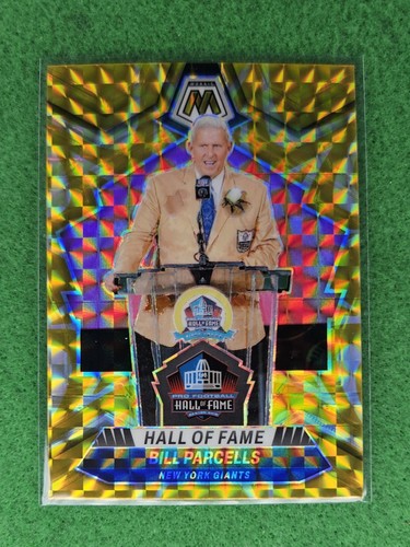 2024 Panini Mosaic - Hall of Fame Bill Parcells #292 Reactive Yellow ...