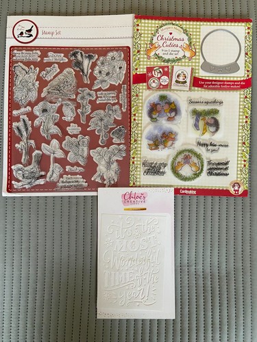 Two Red Robins Christmas Stamps, Margaret Sherry stamp die set, Chloe ...