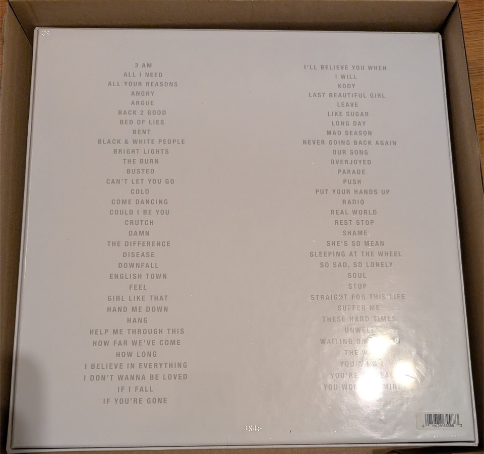 Matchbox Twenty 20 ‎Box Set 5 Vinyl Record LP Albums Limited Edition ...