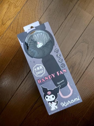 Rhythm Sanrio Kuromi 3-in-1 Hand Fan Pink 15H Battery Life | eBay
