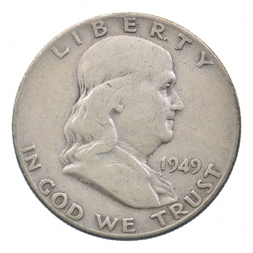 1949 US Franklin 90% Silver Half Dollar Coin Collection Set Break *250 ...