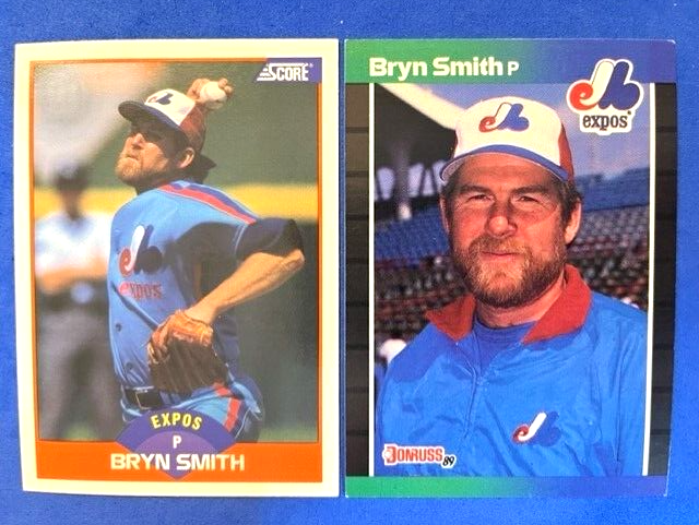 MLB - Bryn Smith 1989 Score & 1989 Donruss Baseball - Expos | eBay