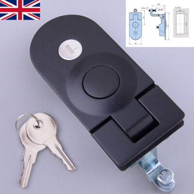 Compression Latch / Lever Lock w/ 2 Keys for Horsebox Trailers Locker ...