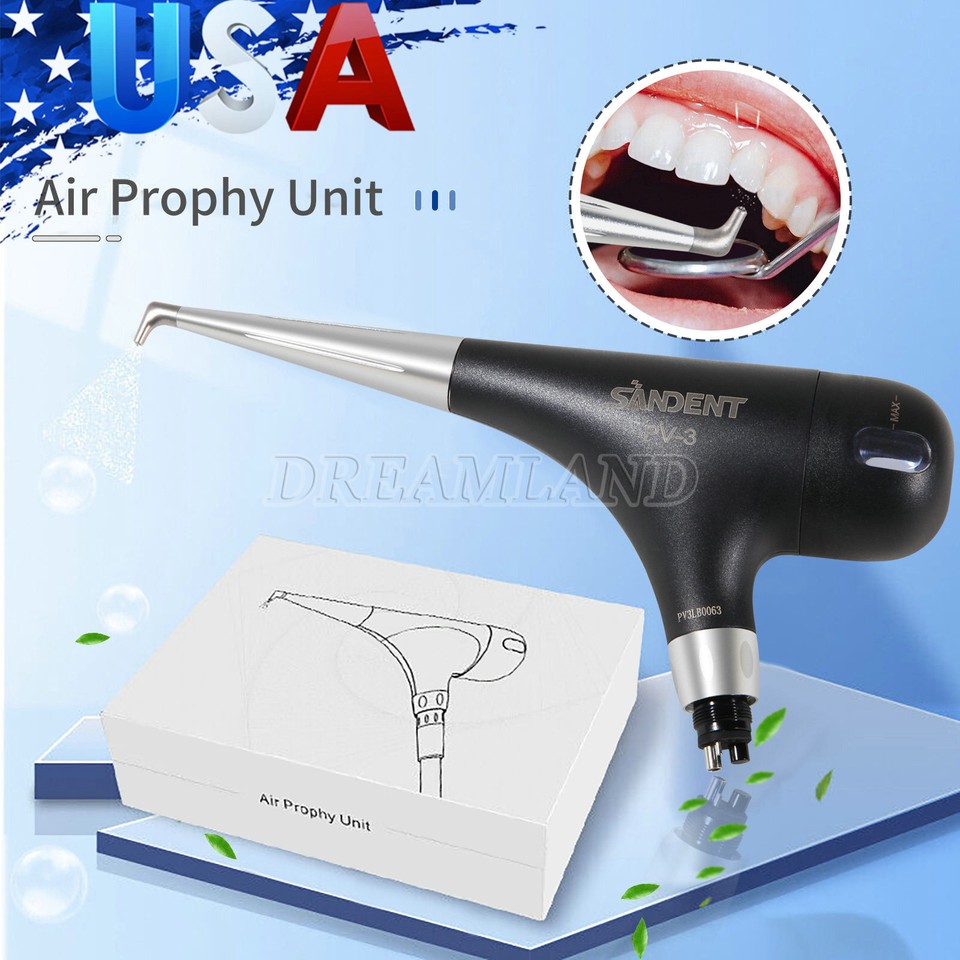 Dental Cordless Hygiene Prophy Handpiece+2 Prophy Angle Cups /Air Polisher 4Hole | eBay