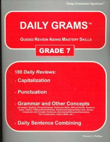 Daily Grams: Guided Review Aiding Mastery Skills : Grade 7 - Paperback ...