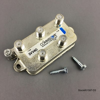 COMMSCOPE SIGNAL VISION DIGITAL COAX CABLE SPLITTER SVV4G NEW FREE S&H ...