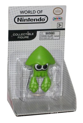 World of Nintendo Splatoon Green Squid Jakks Pacific Mini Figure - | eBay