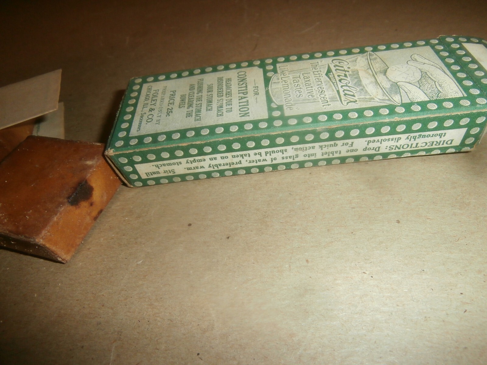 Vintage Citrolax Laxative Box | eBay