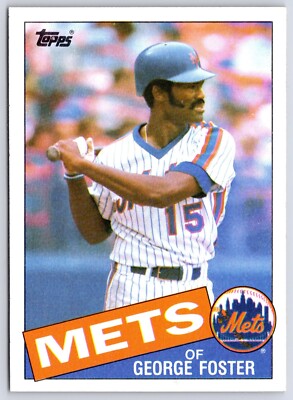 GEORGE FOSTER 1985 TOPPS 85 NO 170 NRMINT+ 33068 | eBay