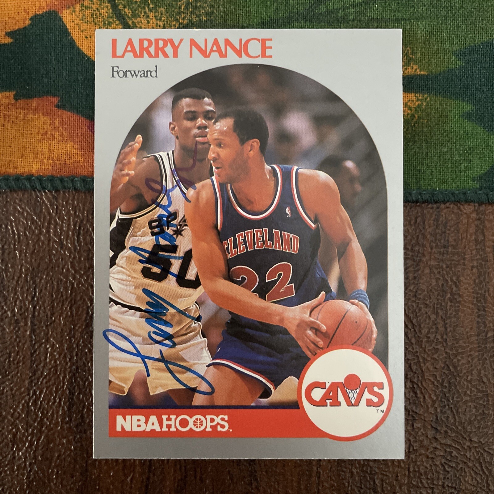 LARRY NANCE 1990 NBA HOOPS AUTOGRAPHED SIGNED AUTO BASEBALL CARD 78 ...