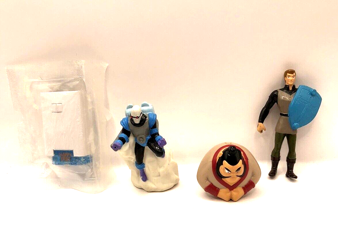 Set Of 4 McDonald’s Movie Tie-In Toys Batman Mulan Happy Feet Sleeping ...