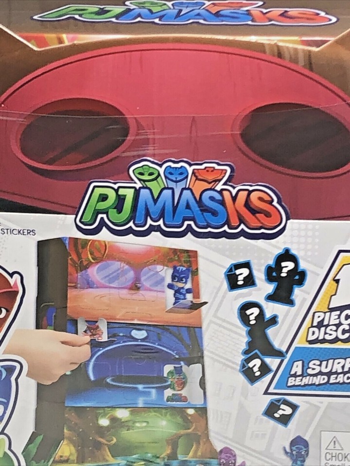 Disney Jr's PJ Masks Night Time Micros "Mystery HQ" Box Set w/Hidden ...