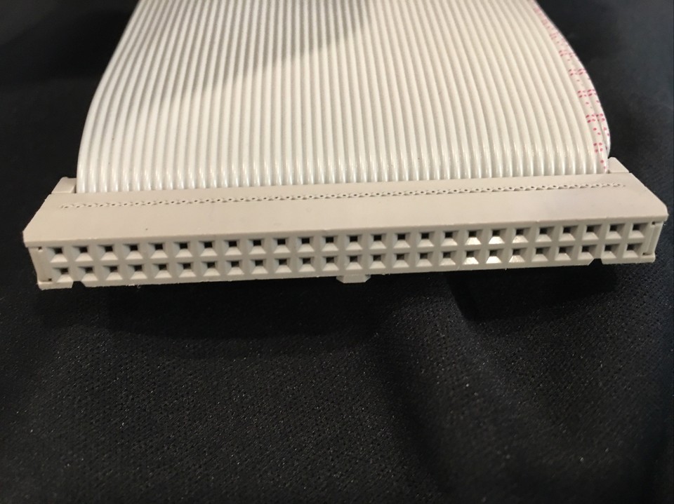 36” Quality 50-pin SCSI 2 Internal Data Ribbon Cable 3 Lite Gray ...