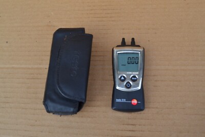 Testo 510 Differential Pressure Instrument (Manometer) Plumbing ...