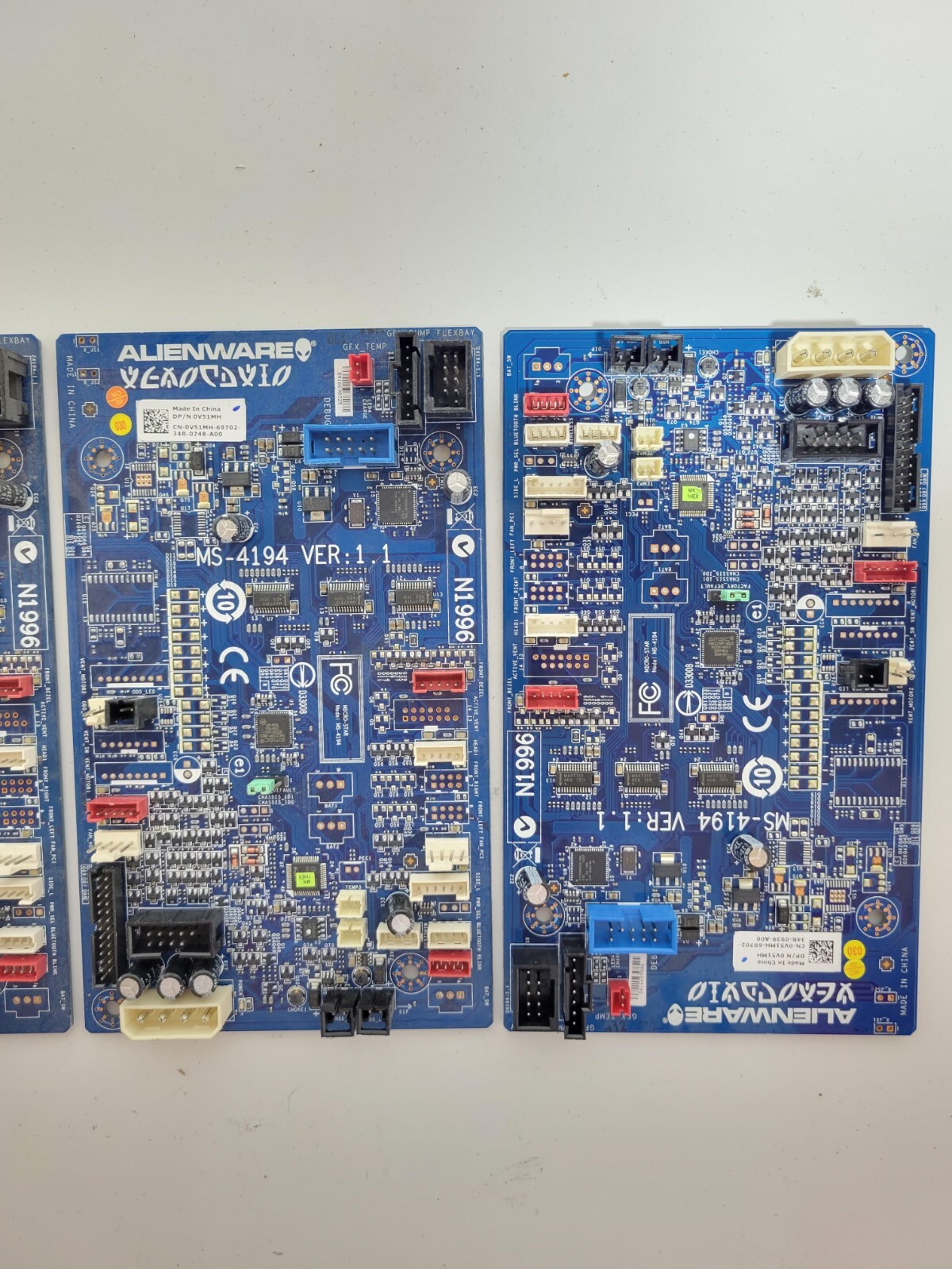 LOTS OF 4 GENUINE DELL ALIENWARE AURORA R2 FX MASTER CONTROL BOARD MS ...