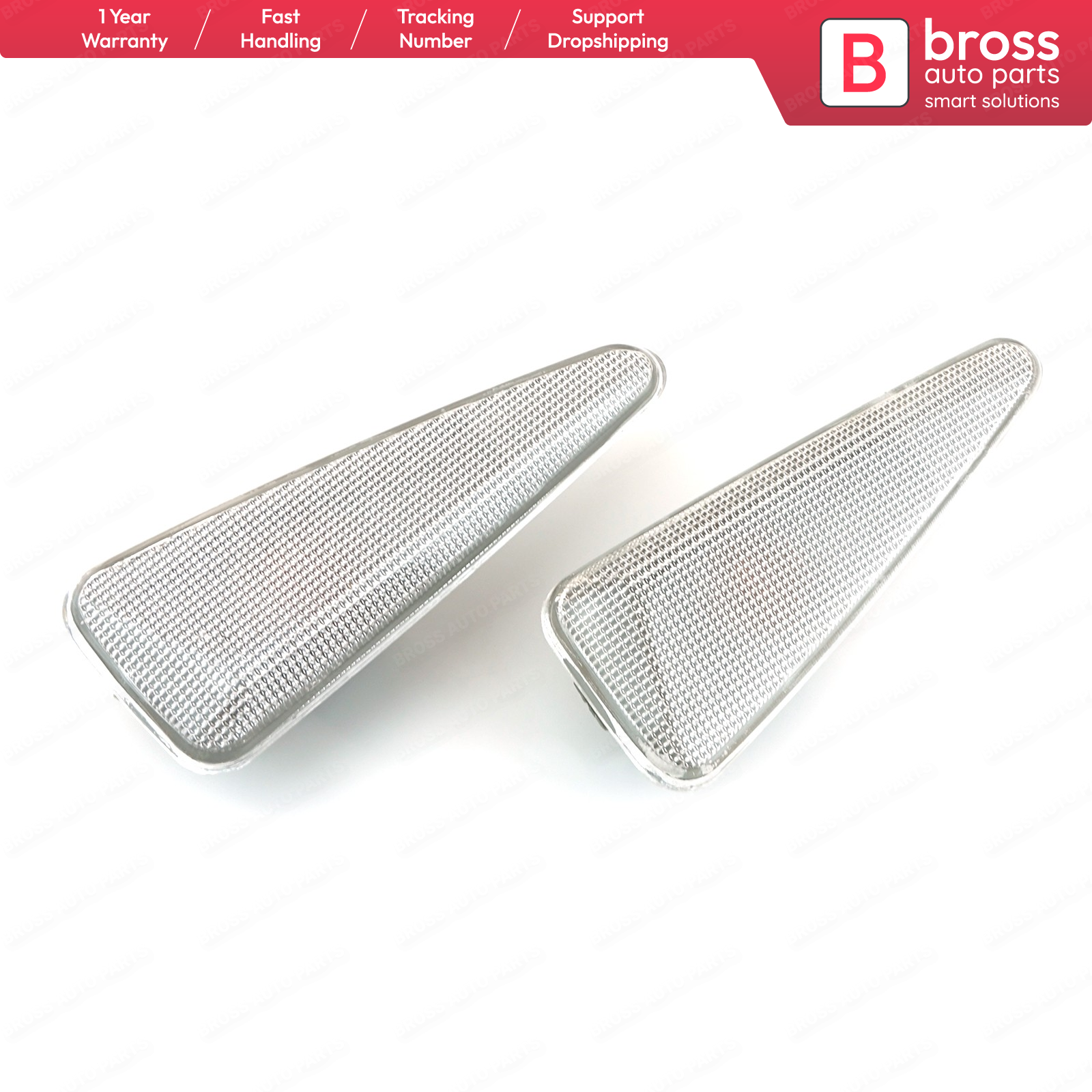 2Pcs Side Indicator Lamp 8200602763 65 L+R for Renault Sandero Symbol ...