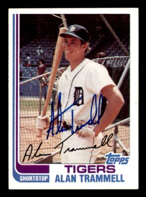 1982 Topps Baseball #475 Alan Trammell Signed Autograph (No COA) | eBay