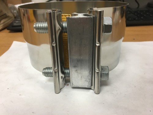 Alliance 3" Stainless Step Band Clamp Exhaust Muffler ABP N35 50PLSG | eBay