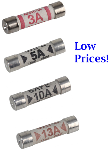 3A 5A 10A 13A Fuse Domestic Cartridge Plug Household Mains 3 5 10 13 ...