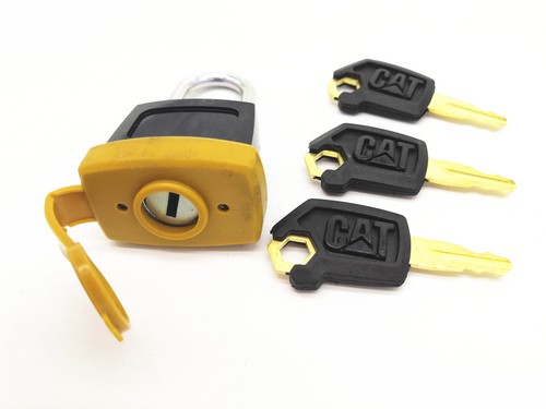 2Set Newest Style Padlock Pad Lock w/6 Key For Caterpillar (CAT) 5P8500 ...
