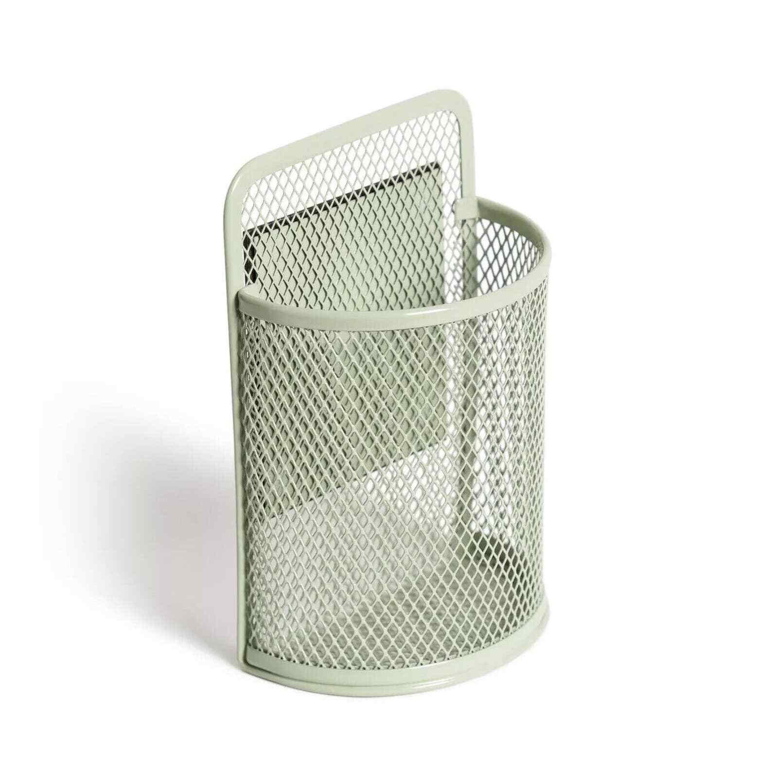Locker Mesh Cup with Flat Bottom Sage magnet organizer - U Brands | eBay