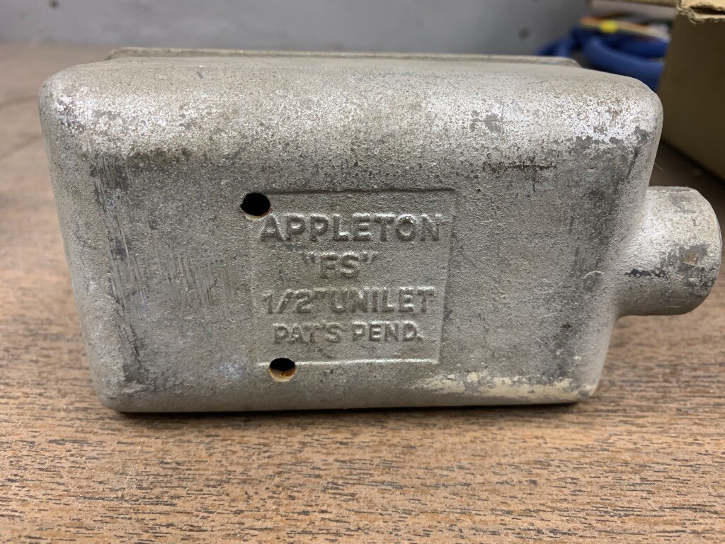 APPLETON FS 1/2" MALL IRON BOX B152 | eBay