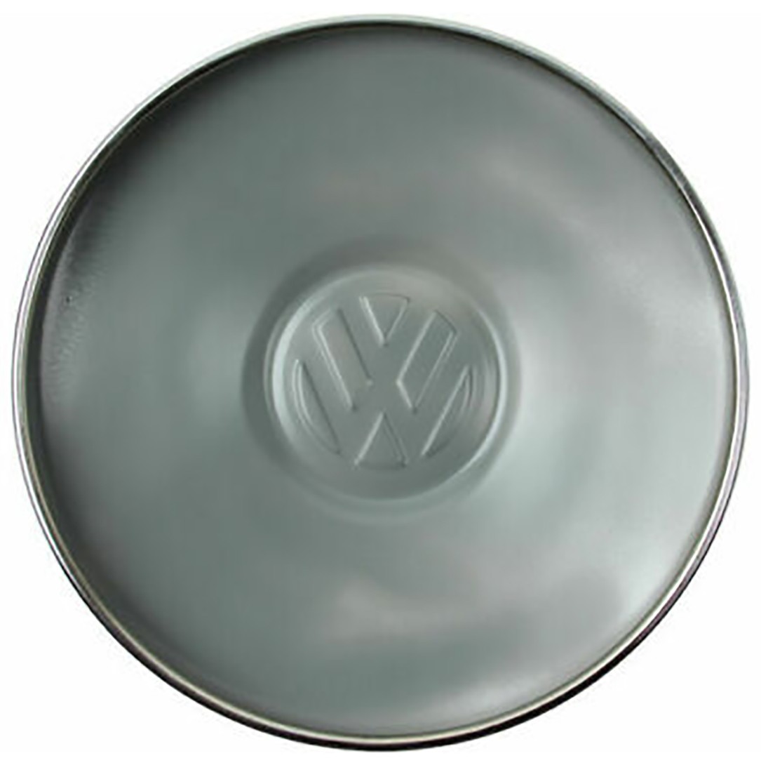 Single Chrome Hubcap LATE VW Beetle 1968-1979 Bus 1971-1979 Ghia Type-3 ...