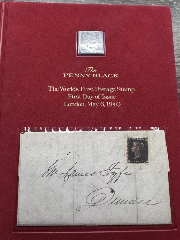 The Penny Black The World's First Postage Stamp May 6, 1840 Fleetwood ...