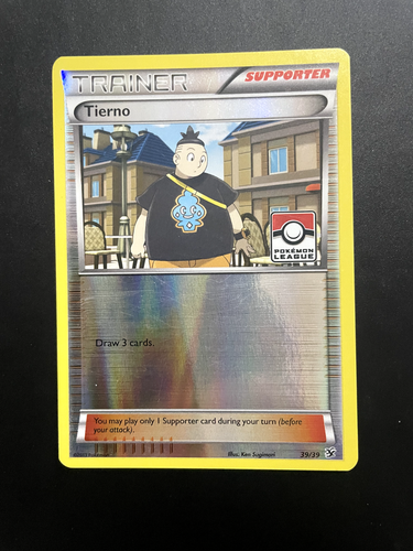 Pokemon Tierno 39/39 - League Promo Holo - XY Kalos Starer Set | eBay