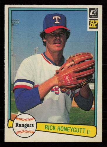 Rick Honeycutt 1982 Donruss #494 Texas Rangers Baseball Card | eBay