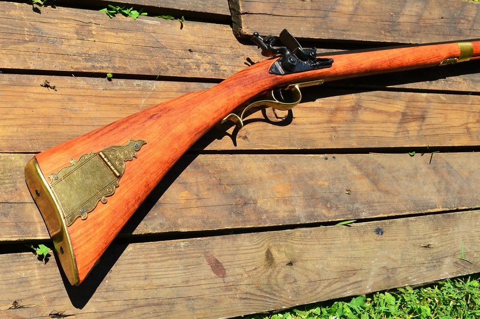 Non-Firing Denix Replica Kentucky Long Rifle - Flintlock ...