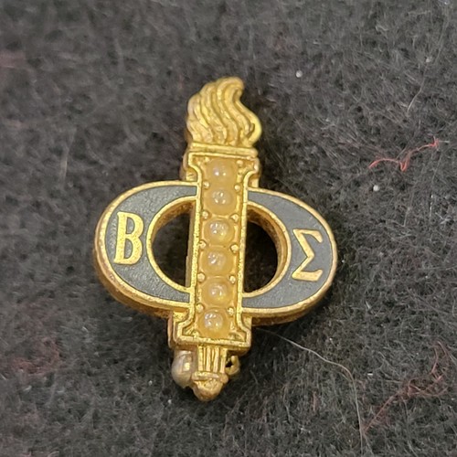Beta Sigma Phi Frat fraternity pin torch Lapel Badge Vest Pin Souvenir ...