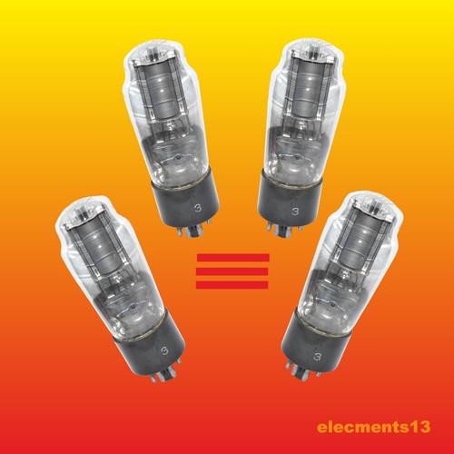 6F6S 6Ф6С STRONG MATCHED QUAD RUSSIAN VACUUM TUBE USED TESTED 6F6M 6F6G ...