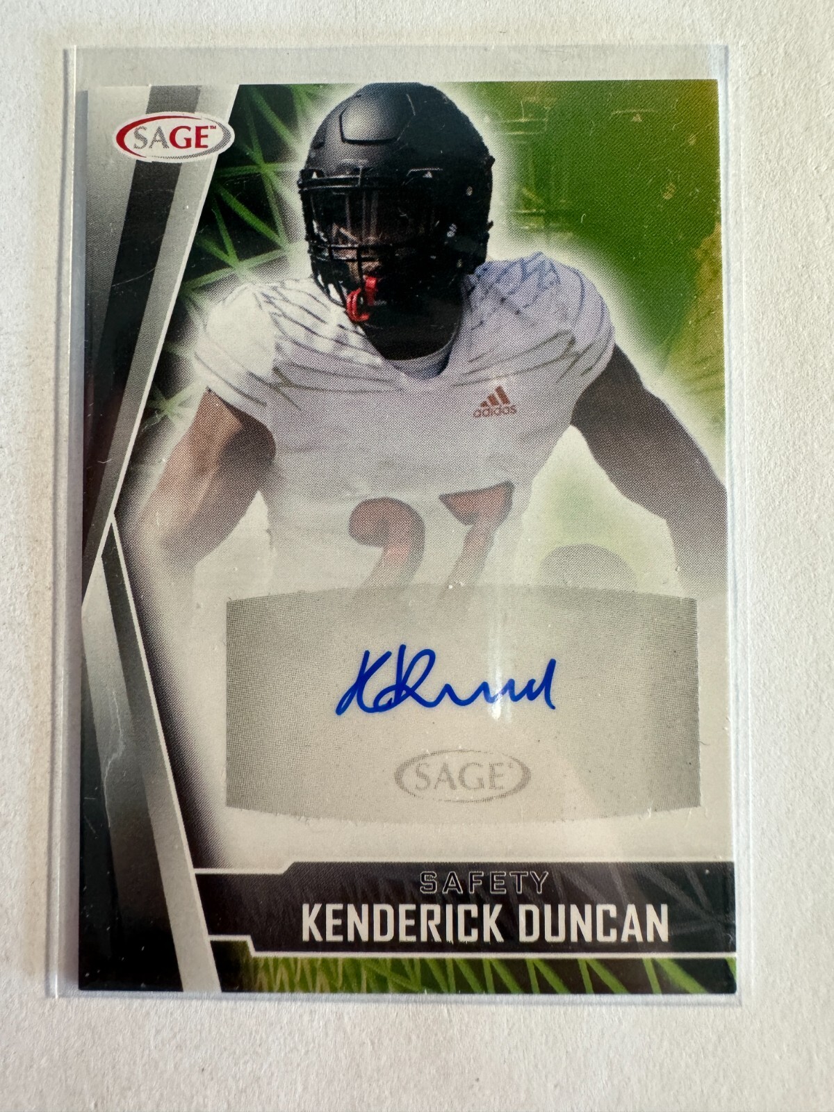 K186,181 - 2022 SAGE HIT Autographs Black #AKD Kenderick Duncan Auto | eBay
