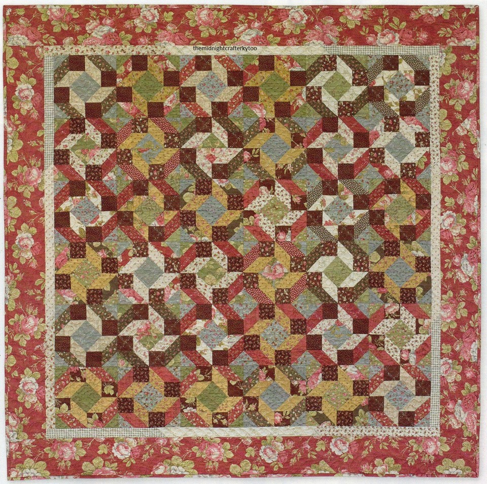 Linked Together Quilt Pattern Pieced MD | eBay