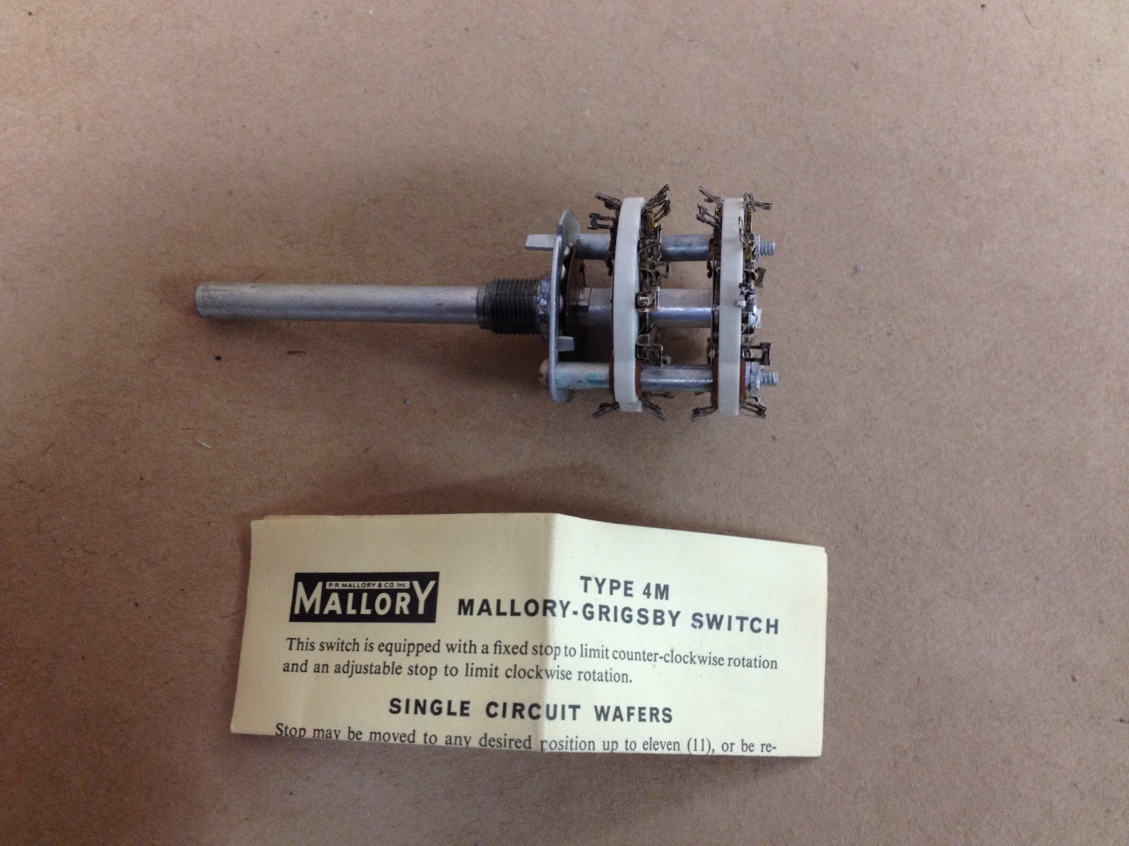 Mallory Rotary Switch | eBay
