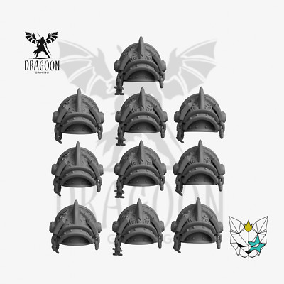 Space Knight Shark Terminator Pauldrons. | eBay UK