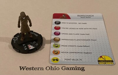 Heroclix Watchmen Rorschach #001 NEW Crimebusters Fast Forces | eBay