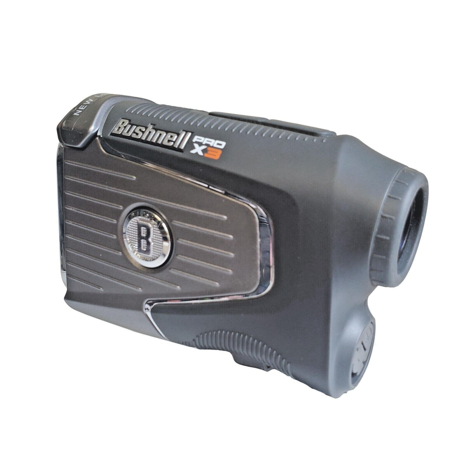 Excellent Bushnell Pro X3 Slope Laser Golf Rangefinder & Case w/ 1 Year ...