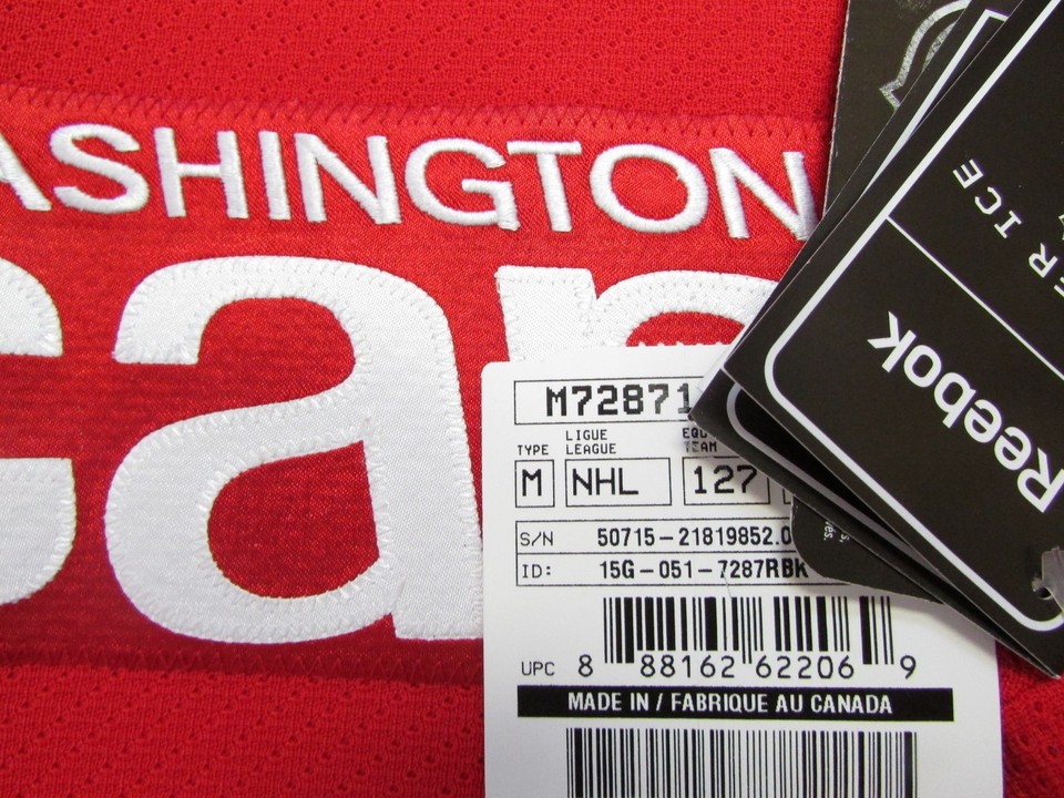 TOM WILSON WASHINGTON CAPITALS AUTHENTIC THIRD REEBOK EDGE 2.0 7287 ...
