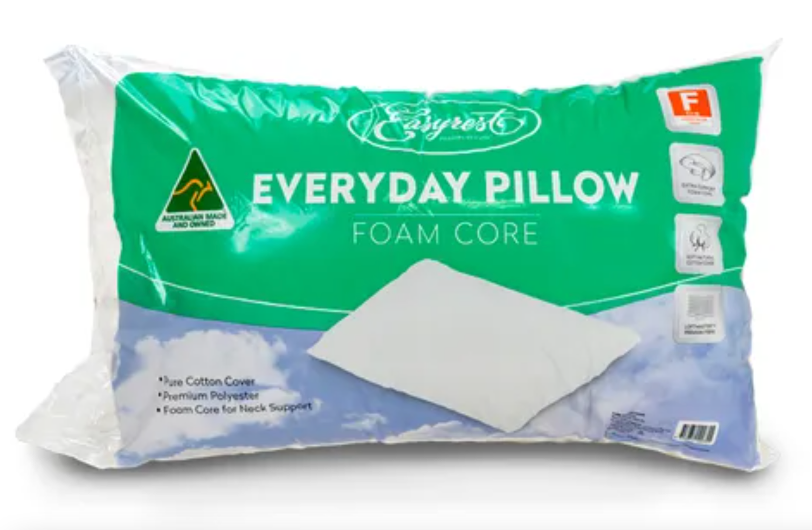 everyday-foam-core-queen-pillow-ebay