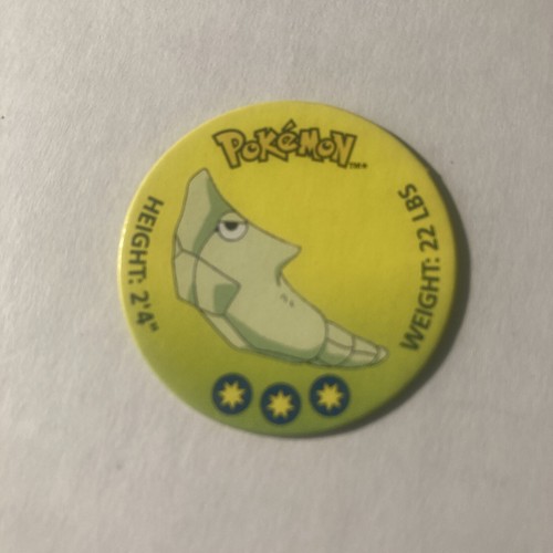 Rare Vintage 1998 Pokemon Pog Cardboard Coin #11 Metapod Nintendo ...