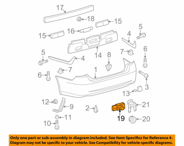 89341-33110-C0 Toyota Sensor, ultrasonic, no.1 8934133110C0, New ...