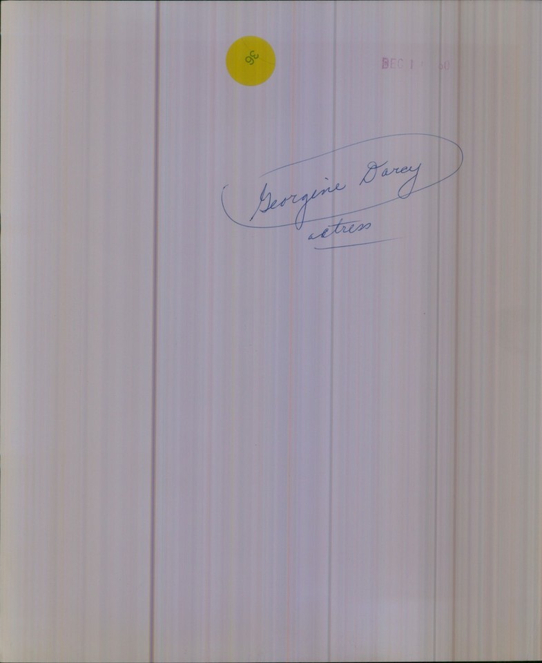 LG858 1960 Original Photo GEORGINE DARCY Beautiful Blonde Dancer ...