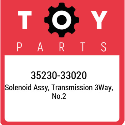 35230-33020 Toyota Solenoid assy, transmission 3way, no.2 3523033020 ...