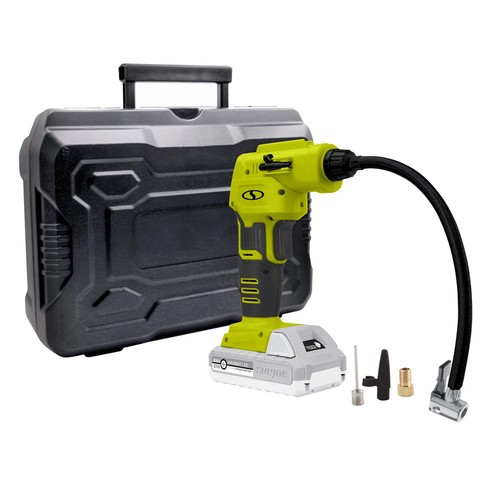 Sun Joe Auto Joe Air Compressor, Cordless Tire Inflator Pump, Green ...