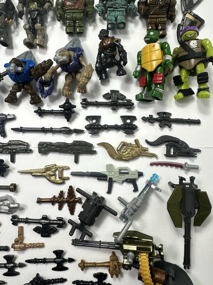 Mega Blocks Mini Figures Weapons Accessories Lot AS IS | eBay