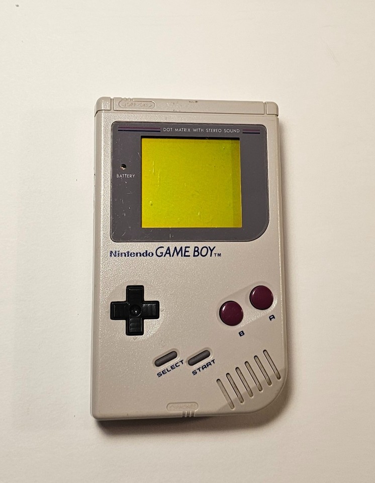 Original Nintendo Game Boy System Lot w/Official Case Power Cord Game ...