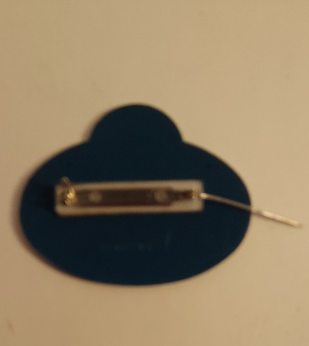 Vtg 1996 Walt Disney World WDW 25 Yr Cast Member Name Tag Pin "Linda ...