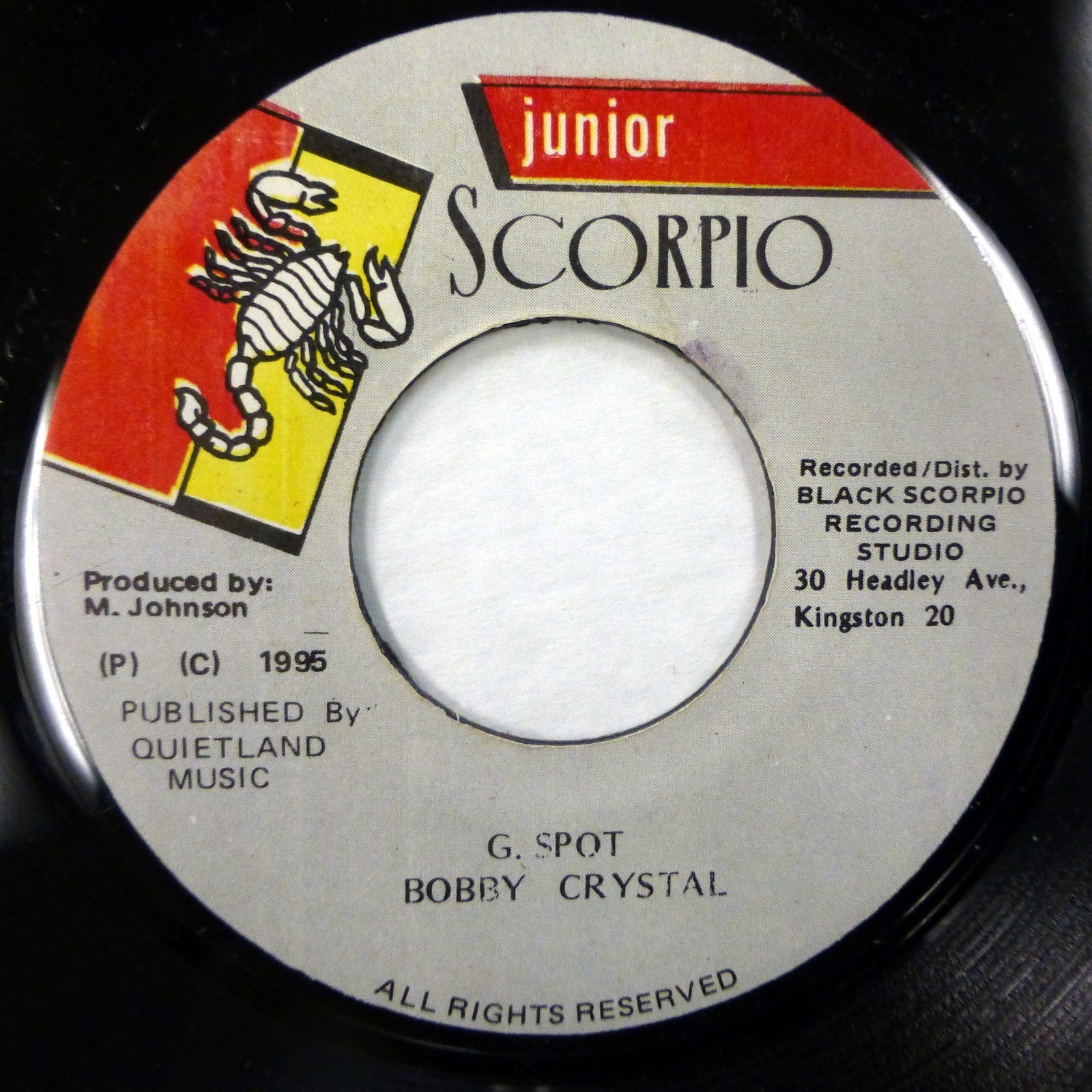 BOBBY CRYSTAL 45 G. spot JUNIOR SCORPIO reggae c2957 | eBay
